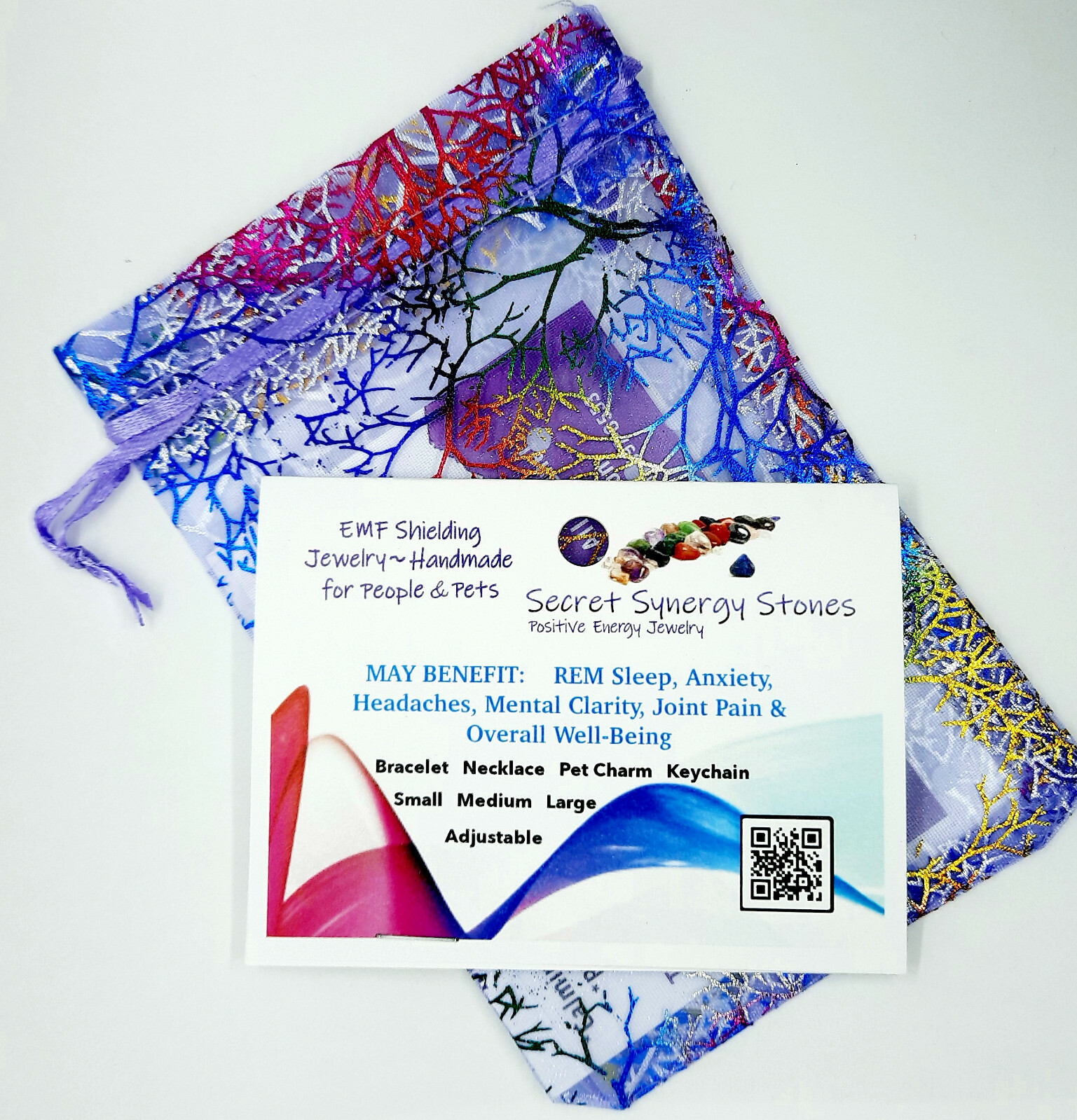 EMF 5G Bracelet Protection Energy Healing Jewelry Shungite Tourmaline ...