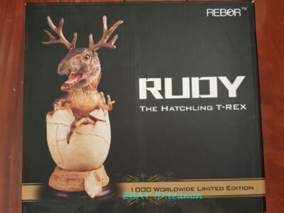 Rebor The Hatchling T-Rex Baby Rudy Tyrannosaurus Rex Resin Dinosaur ...