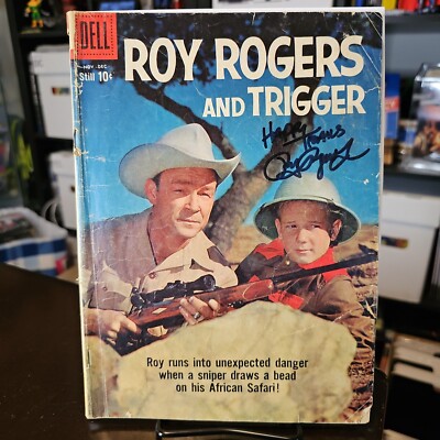 1959 Roy Rogers and Trigger # 134 SIGNED BY ROY DUSTY ROGERS Low Grade ...