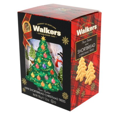 Walkers Mini Shortbread Christmas Tree 3D Carton - 5.3oz | eBay Australia