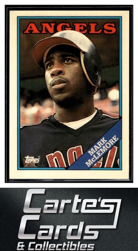 Mark McLemore 1988 Topps Tiffany #162 California Angels | eBay