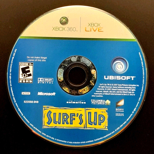 Surf's Up - Xbox 360 – Disc Only – Resurfaced/Tested - Free Shipping | eBay