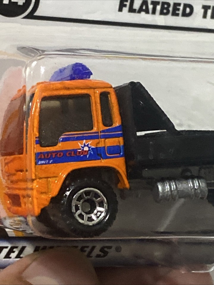 Matchbox Highway Heroes Flatbed Tow Truck, #14, Orange 2000 Hauler #HW9 ...