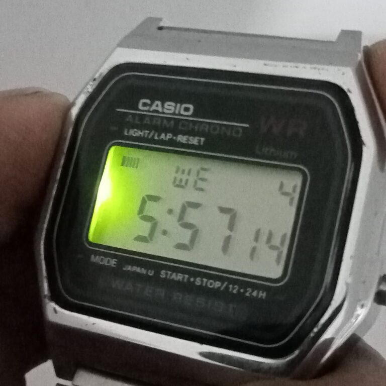 Casio 593 Quartz A159W Alarm Chrono Digital Vintage Men’s Watch | eBay