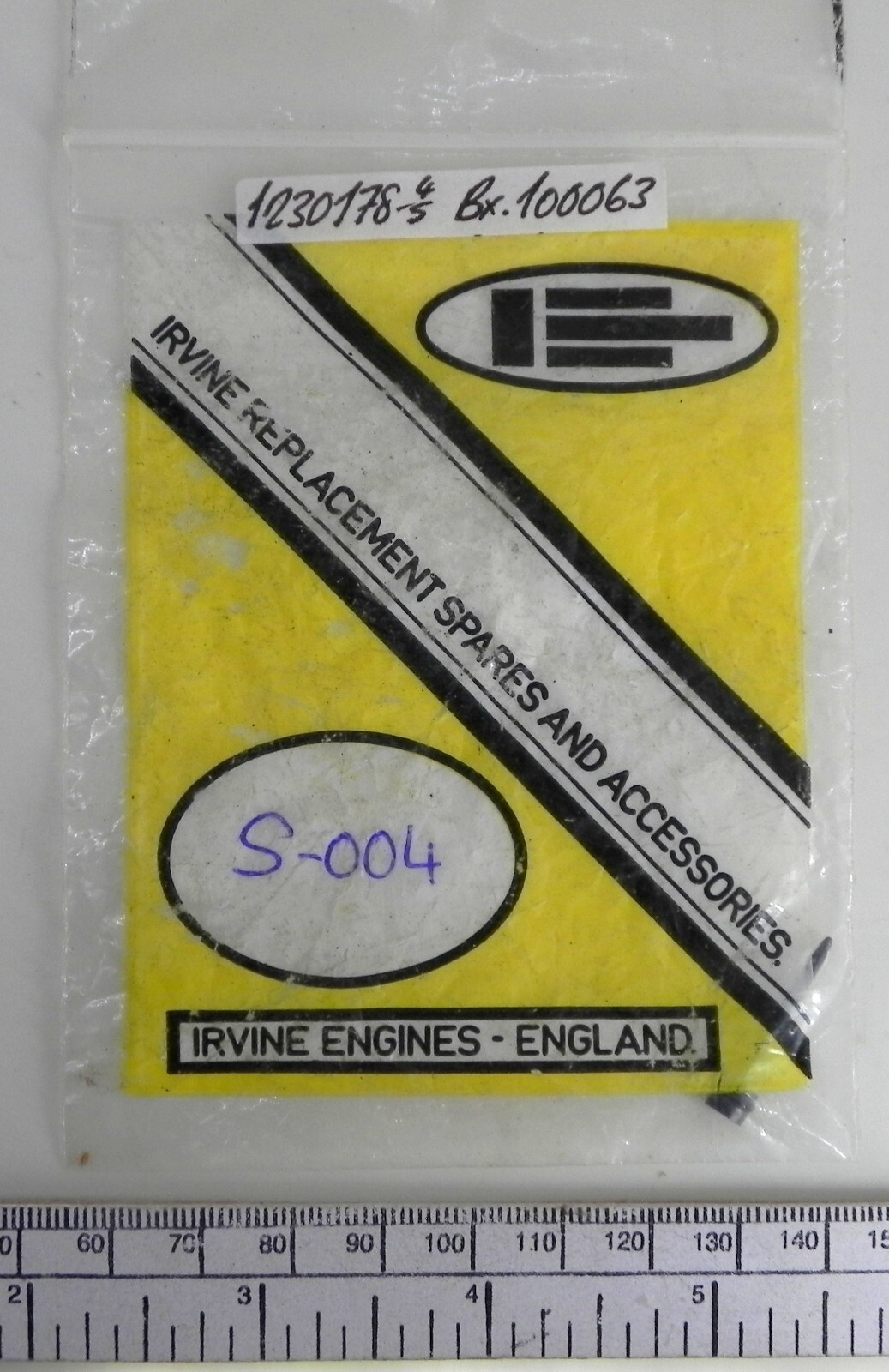 IRVINE ENGINES partie S-004 - aiguille de mélange (carb. en plastique ...