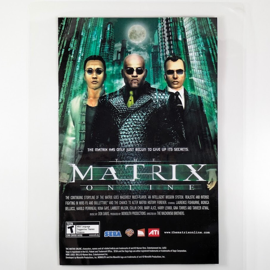 Laminated Matrix Online 2005 video game ad – MMO sci-fi action ...