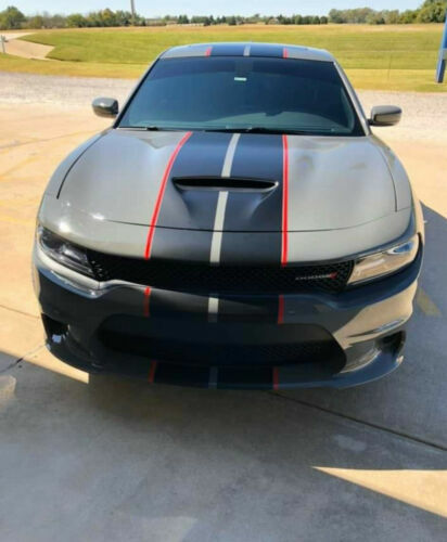 FITS DODGE Charger Racing Stripes 10" Graphic Decal Vinyl 36 FT + Red ...