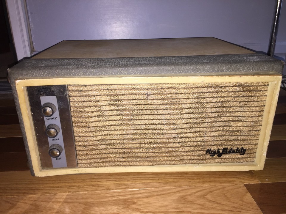 Vintage SYMPHONIC Record Player Model 1524 ~ 110-120 Volts ~ 60 Cycles ...