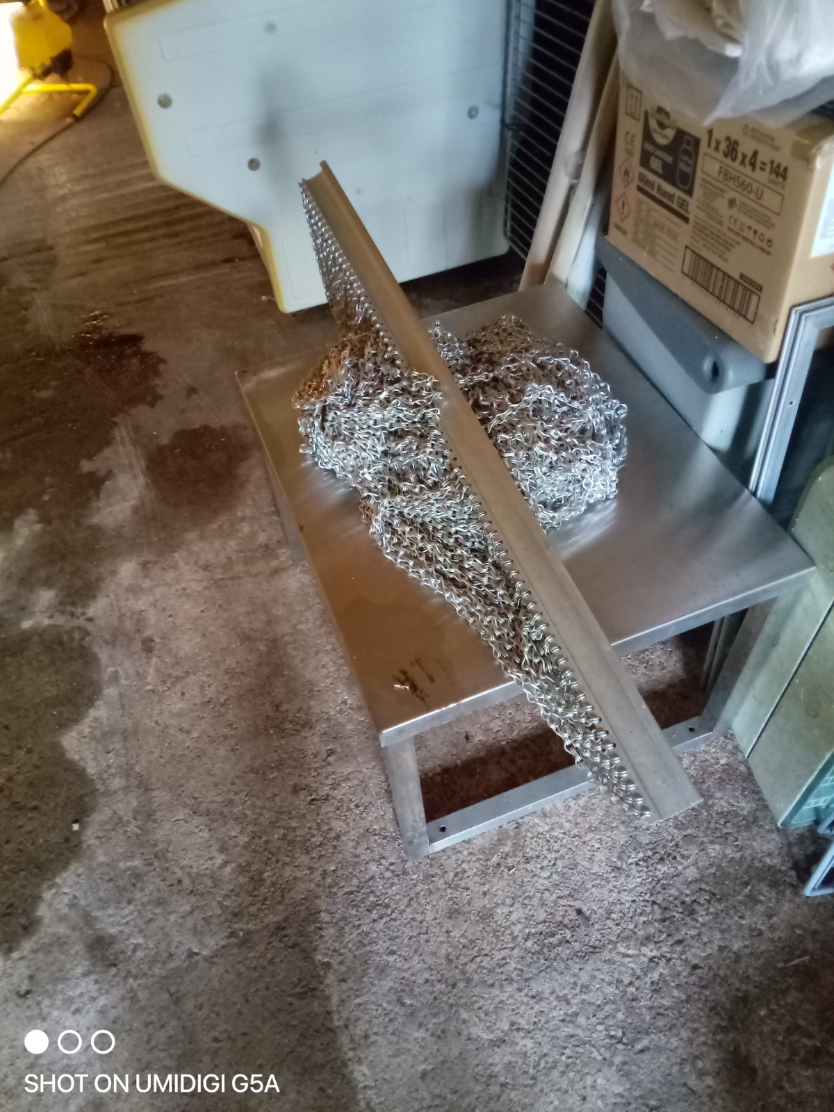 Silver Aluminium Curtain Chain Fly Insect pest control 94cm x 200cm ...