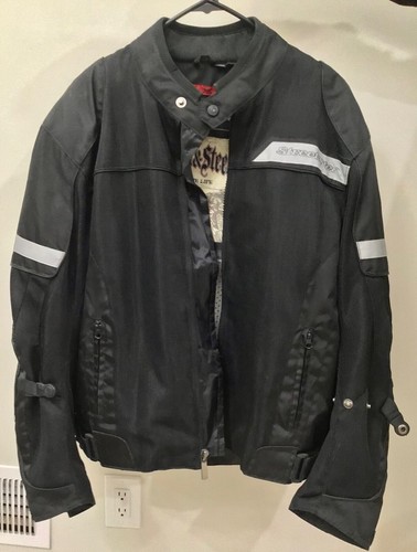 Street & Steel Armored Motorcycle Jacket Size M | eBay