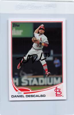 2013 Topps #190 Daniel Descalso Cardinals Signed Auto *K1937 | eBay