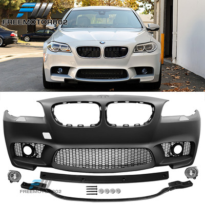 Fits 2014-2016 F10 LCI M5 Style Front Bumper Conversion Kits W ...