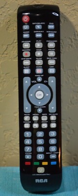 RCA TV Remote Control Unit Multi Function Remote with LED Backlighting ...