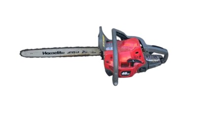 Homelite Pro 46cc Chainsaw With 20in Bar & Case Runs and Working Model ...