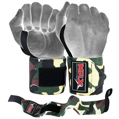 MRX Weight Lifting Wraps Gym Workout Training Power Weightlifting Wrist ...