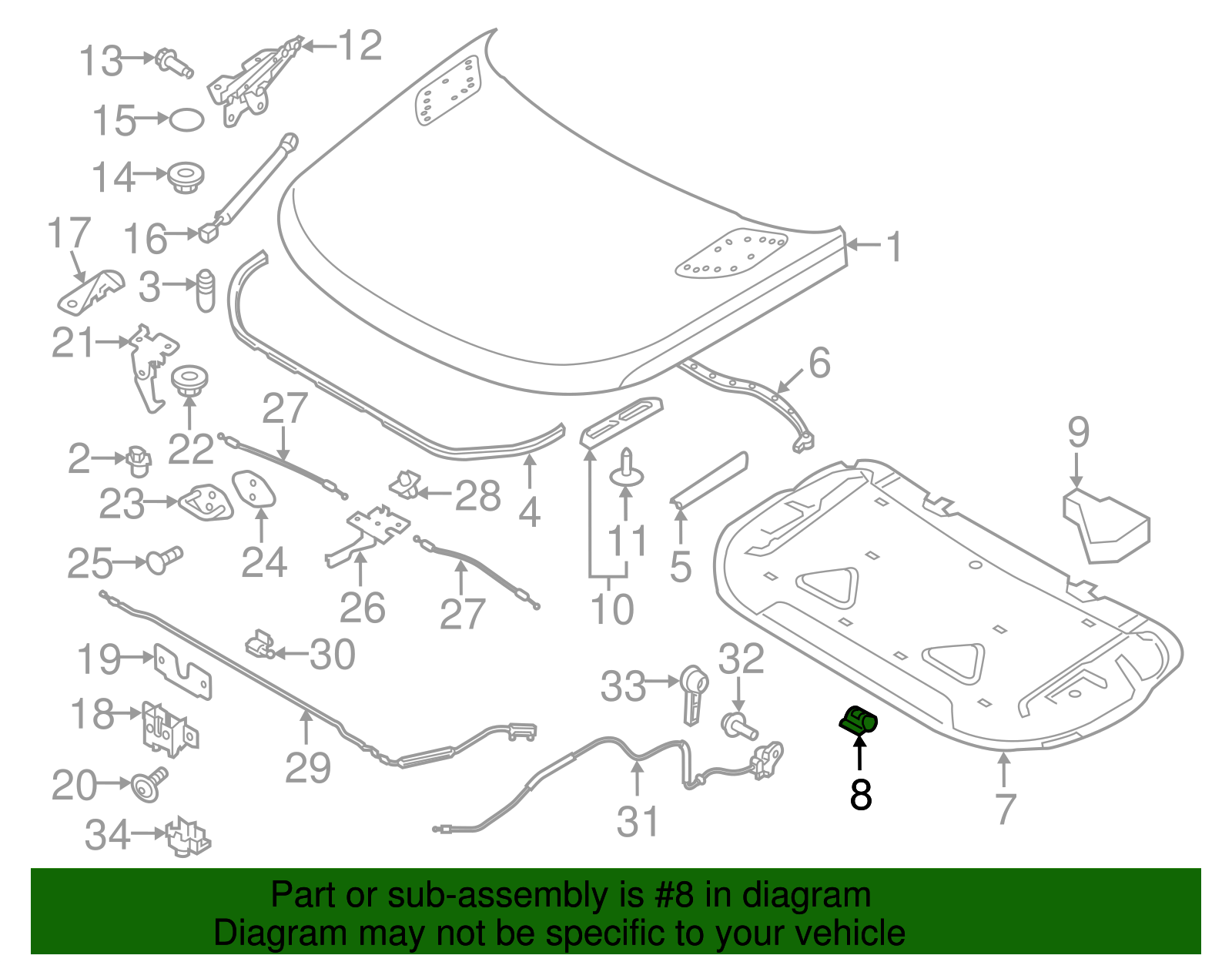 Land+Rover+LR027039+Genuine+OEM+Factory+Original+Insulator+Clip for ...