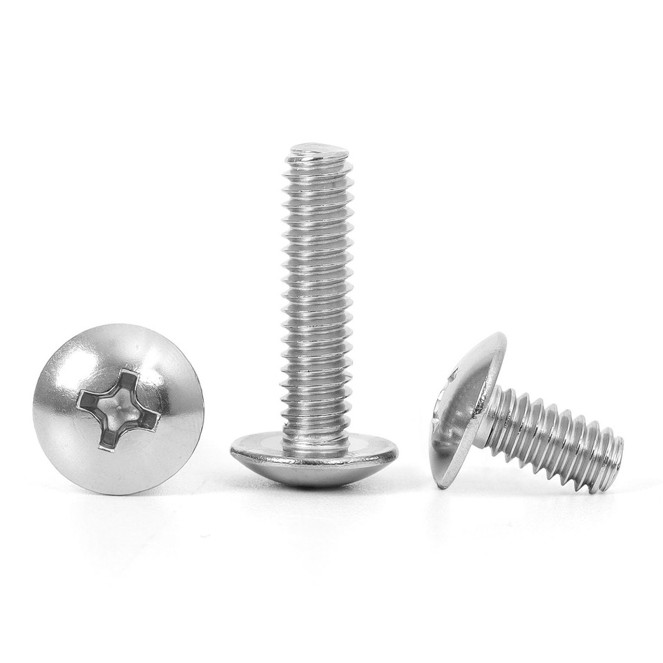 #8-32 x 3/4" Truss Head Bolts Machine Screws, Full Thread, 304 ...
