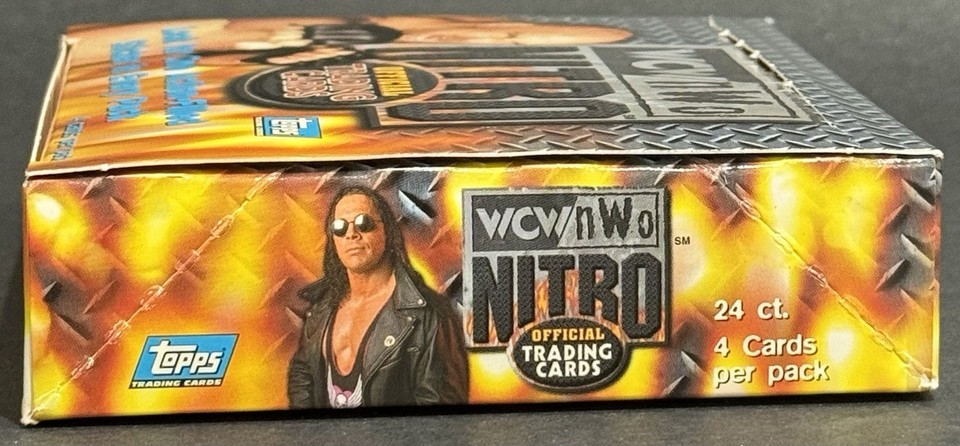 1999 Topps WCW/nWo Nitro Goldberg/Nash/Hart*Box Display*Trading Cards ...
