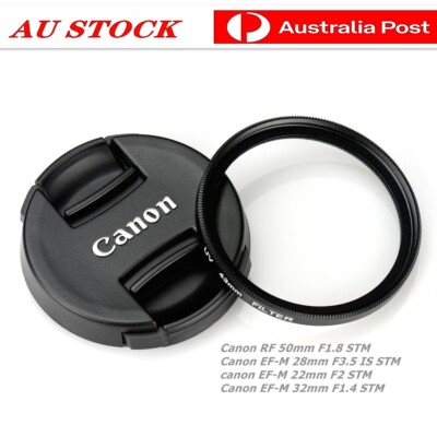 Canon 43mm Lens Cap RF 50mm F1.8 STM, EF-M 28mm F3.5 IS STM, or + Slim ...