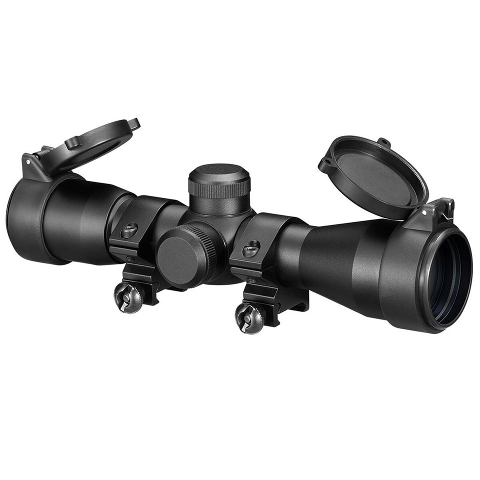 Hunting 4x32 Compact Rifle Scope Optic Gun Scope with BDC Reticle Mount ...