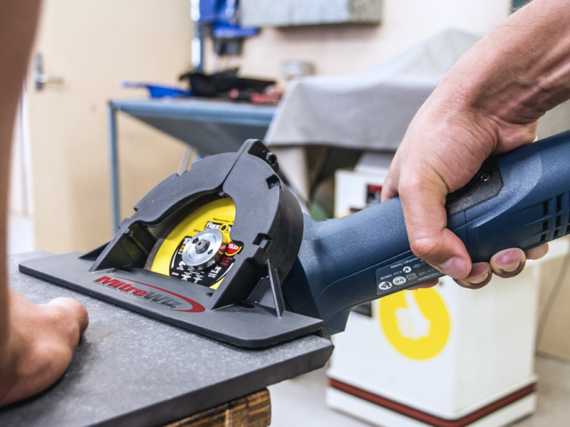 Mitrewiz Mitre Wiz Tile Miter Tool Tiling Jig Attaches to 4" Angle ...