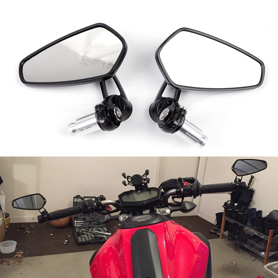 Kawasaki Vulcan S 650 EN650 Motorcycle Bar End Mirrors Rear View Sports ...