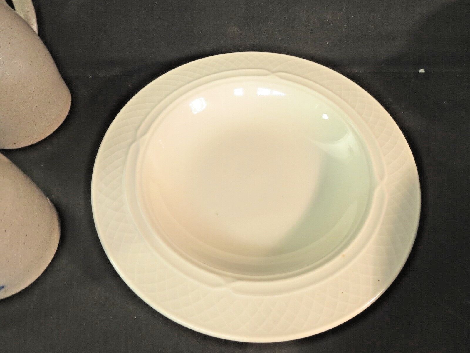 Homer Laughlin Gothic 9-1/8" Large White Rimmed Soup Bowl | eBay