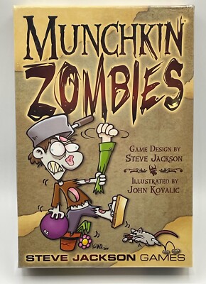 NEW! Munchkin Zombies Core Set Humorous Horror Card Game - Steve ...