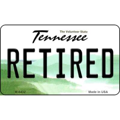 Retired Tennessee State License Plate Tag Magnet M-6432 | eBay