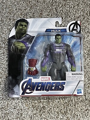 Marvel Avengers Endgame Hulk Quantum Suit w/ Infinity Gauntlet Action ...