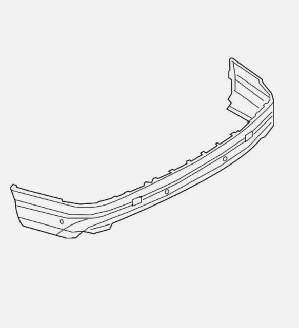 GENUINE AUDI Q7 Bumper cover primed Audi Q7 4M0807067DGRU for sale ...