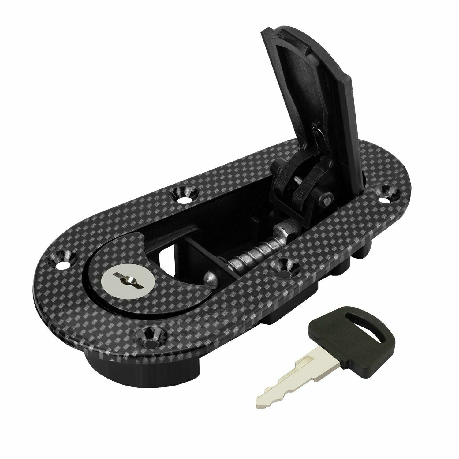 Black Plus Flush Quick Release Bonnet Latch Catches Bonnet Pin Locking ...