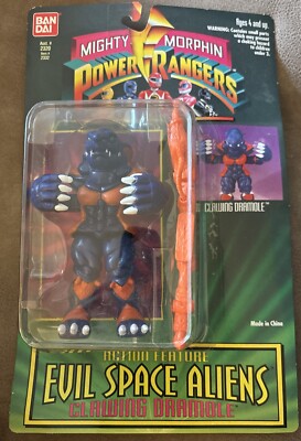 Bandai Mighty Morphin Power Rangers Clawing Dramole Evil Space Aliens ...