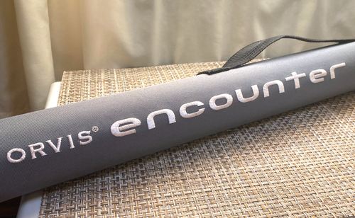 Orvis "Encounter" Fly Rod Case Gray Round Carry Tube 30" x 2.5" (Case ...