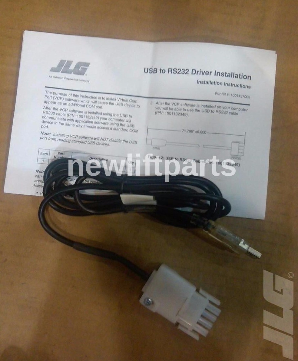 NEW JLG Software Cable Kit (JLG# 1001137005) | eBay