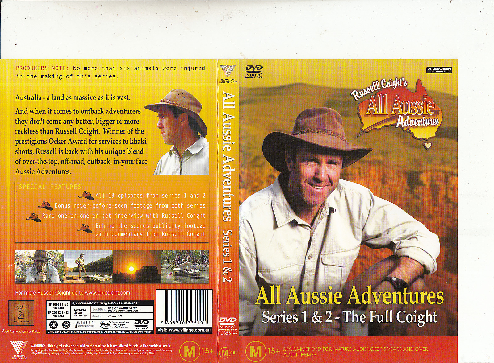 Russell Coight's:All Aussie Adventures-2004-TV Series Aust-[Series 1 ...