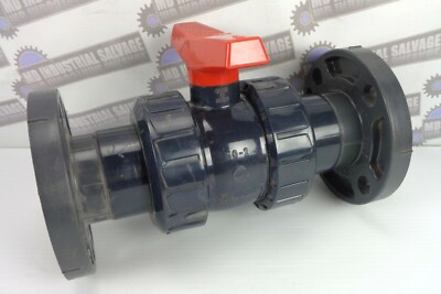 Eslon 2" PVC SOCKET INLINE BALL VALVE with FLANGE 50-2 / Great ...
