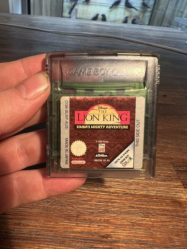 The Lion King Simba’s Mighty Adventure Nintendo Gameboy | eBay Australia