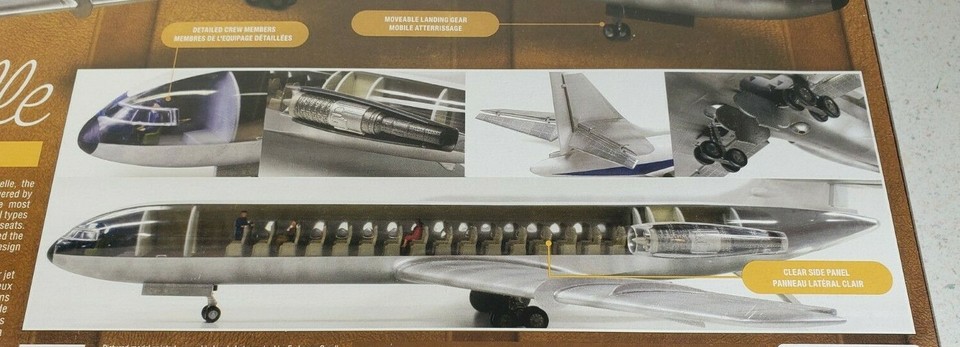 CARAVELLE FRENCH AIRLINER MODEL KIT LINDBERG 1:96 SCALE New Sealed | eBay
