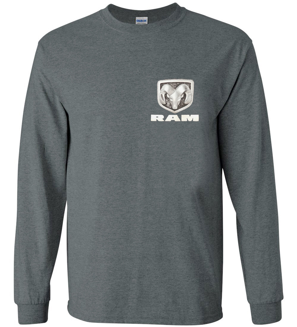 Dodge Ram Shirt Long Sleeve Tee Men's T-shirt Ram Decal Gifts for Men ...