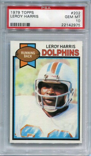 1979 Topps 202 Leroy Harris Rookie PSA 10 GEM MT | eBay