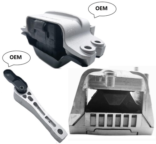 NEW OEM Engine Transmission Motor Mount Kit For VW Jetta Golf Passat ...