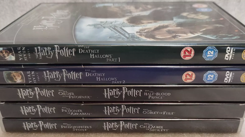 Harry Potter - Films 1-8 DVD Collection Set Adventure Daniel Radcliffe ...