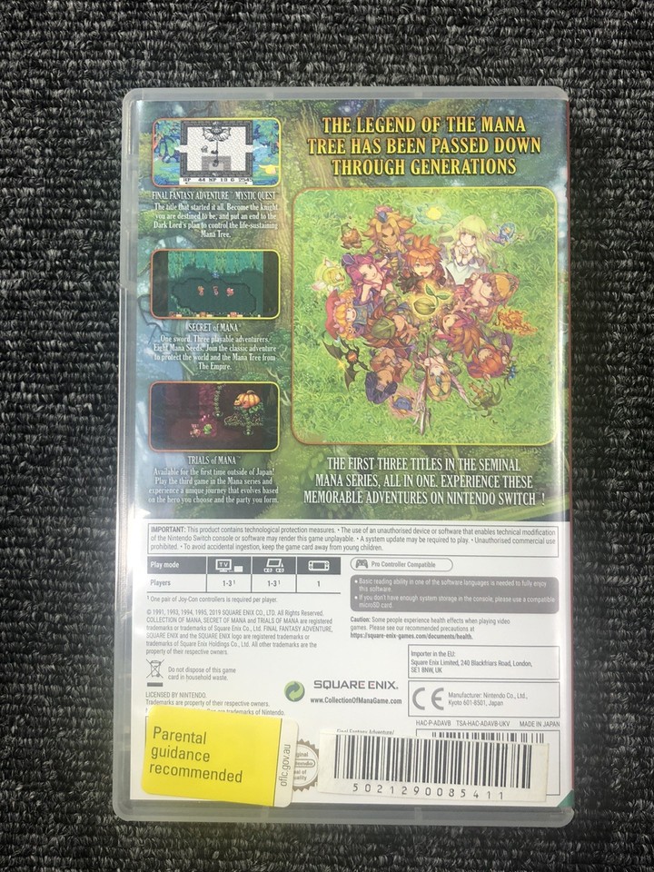 Collection Of Mana - Nintendo Switch | eBay