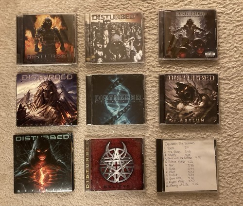 Lot of nine used Disturbed CDs | eBay