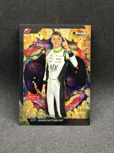 2024 Topps Finest Formula 1 F1 Charlie Wurz Rare Gold Refractor /20 ...