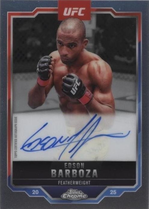 2025 Topps Chrome UFC - Edson Barboza #CVA-EB for sale | eBay