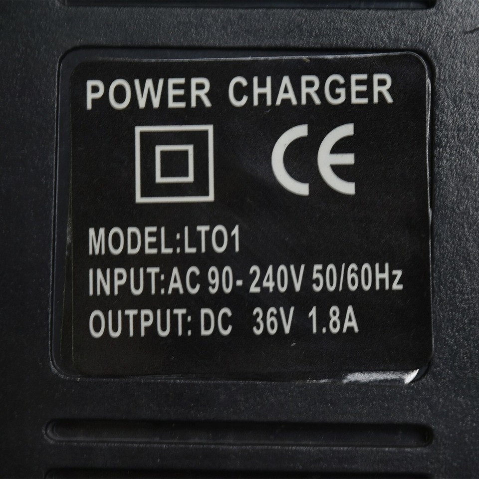 36V 1.8Ah Battery Charger for Lead Acid Battery Go Kart Scooter Razor ...
