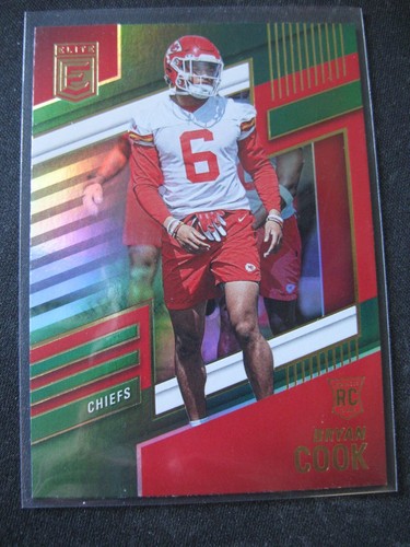 BRYAN COOK 2022 Donruss Elite Green #197 Kansas City Chiefs Rookie RC ...