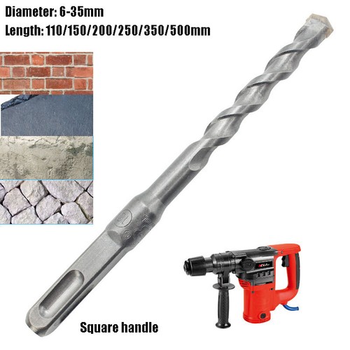 SDS+ Plus Masonry Drill Bit 6-35mm Tungsten Carbide Tip FOR Stone ...